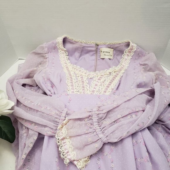 KVETA Sherman Oaks | Dresses | Vintage Kveta Cottagecore Long Lilac ...